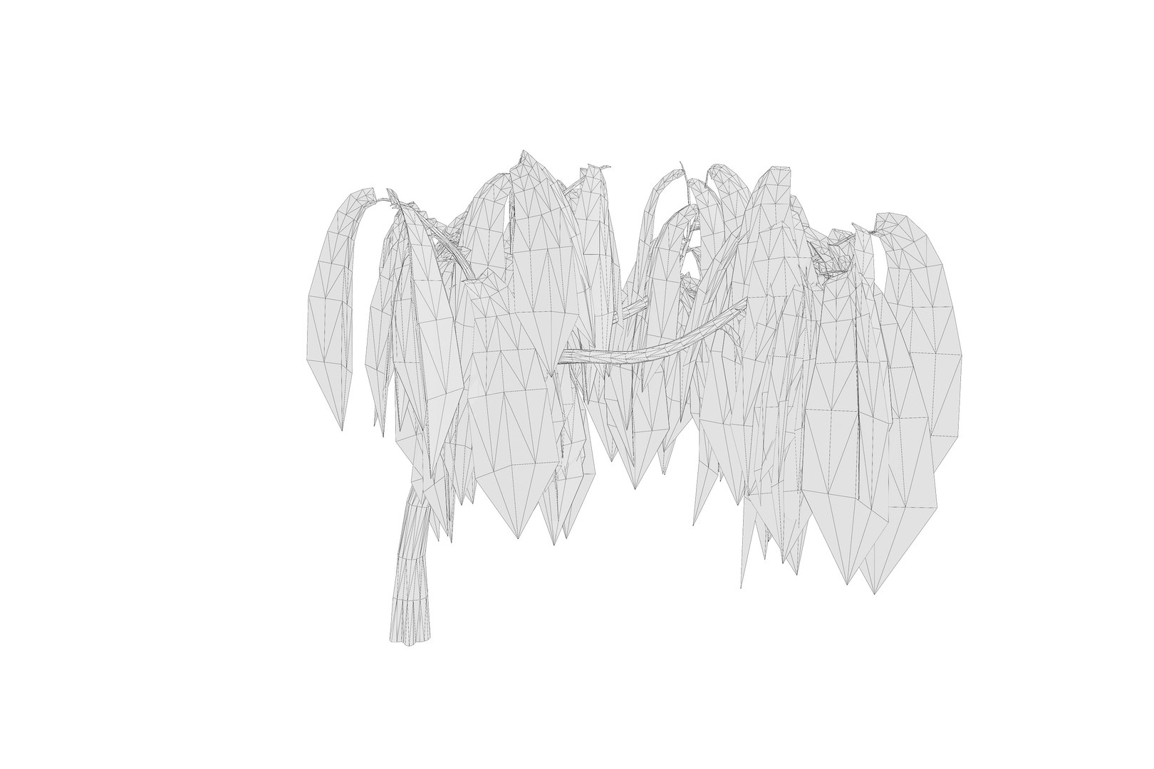 5 Willow Tree Low-poly 3D Model 3D - TurboSquid 2249810