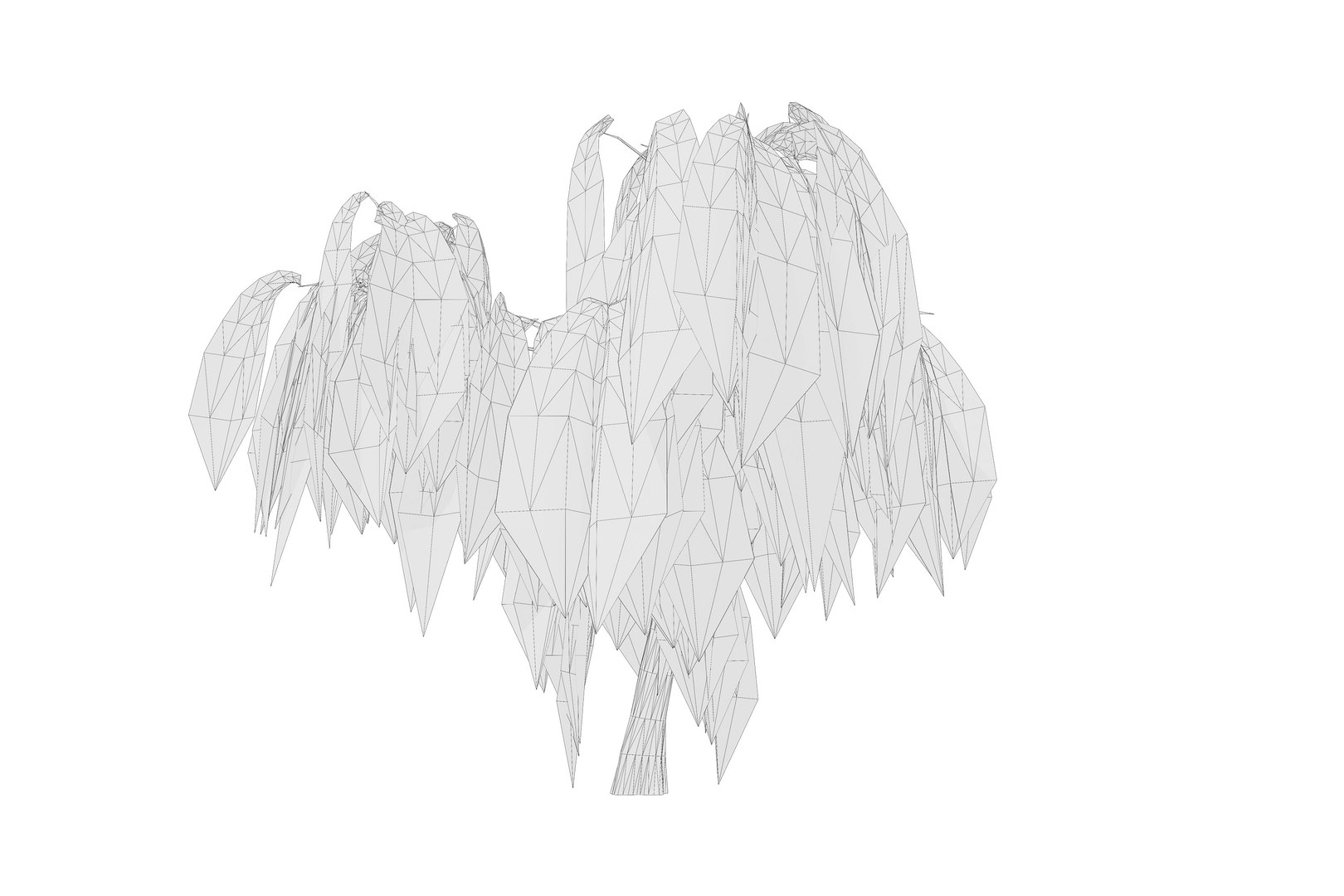5 Willow Tree Low-poly 3D Model 3D - TurboSquid 2249810
