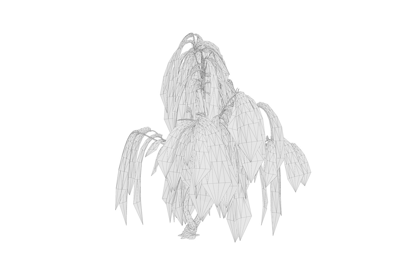 5 Willow Tree Low-poly 3D Model 3D - TurboSquid 2249810