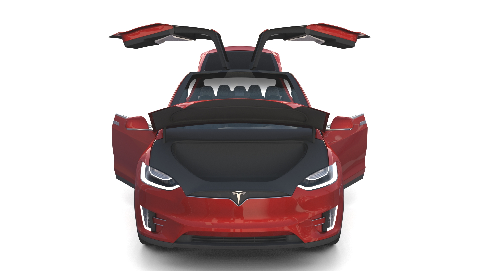 Tesla X Interior Modeled 3D Model - TurboSquid 1209100