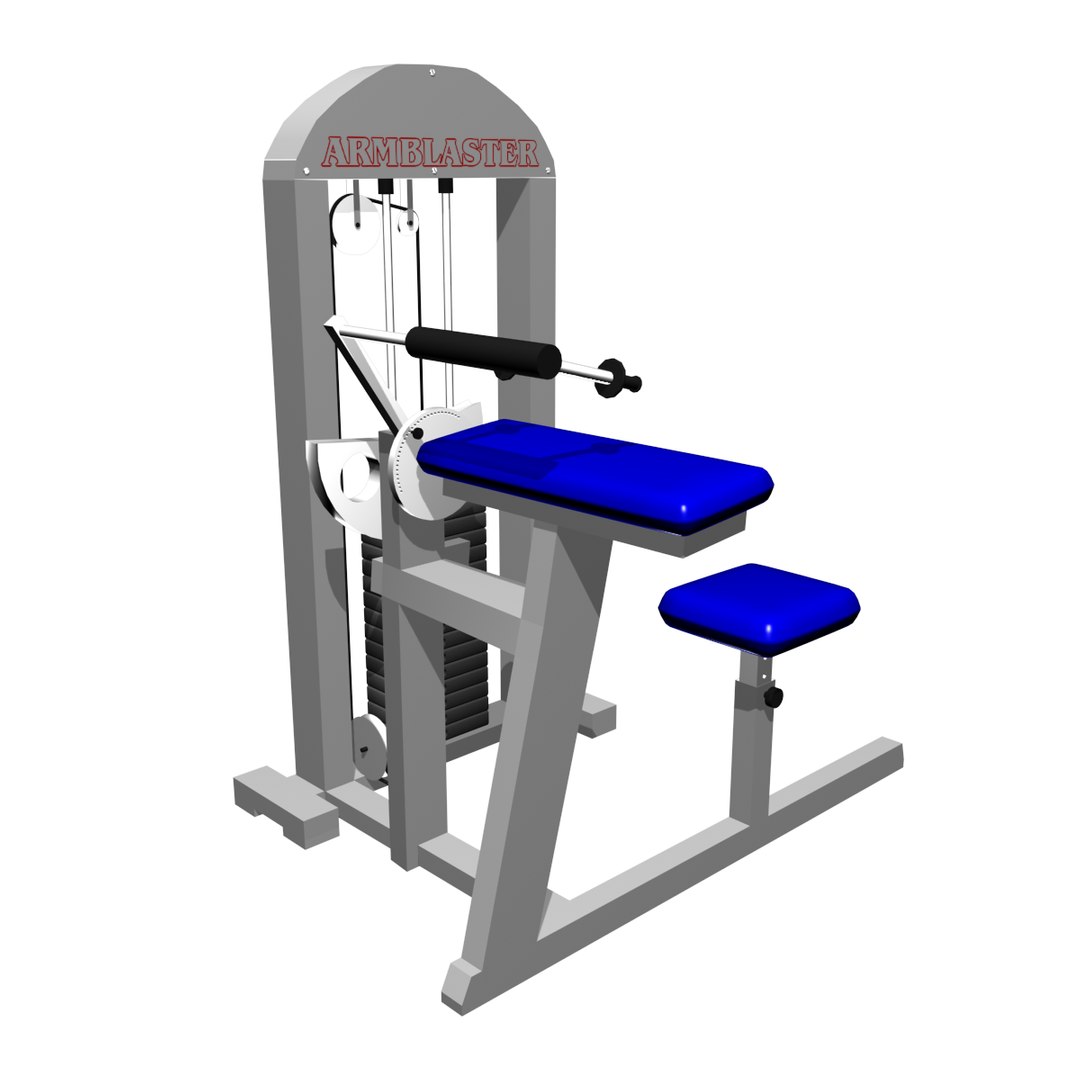 Tricep Exercise Machine 3D - TurboSquid 1616430