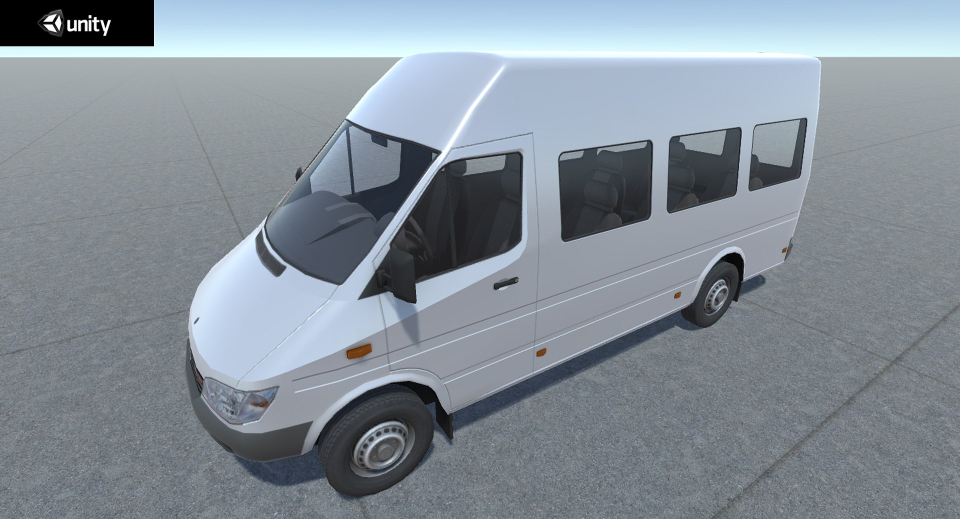 Mercedes Sprinter Passenger 3d Max