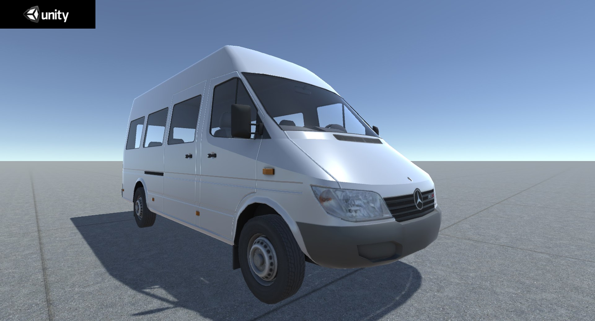 Mercedes Sprinter Passenger 3d Max