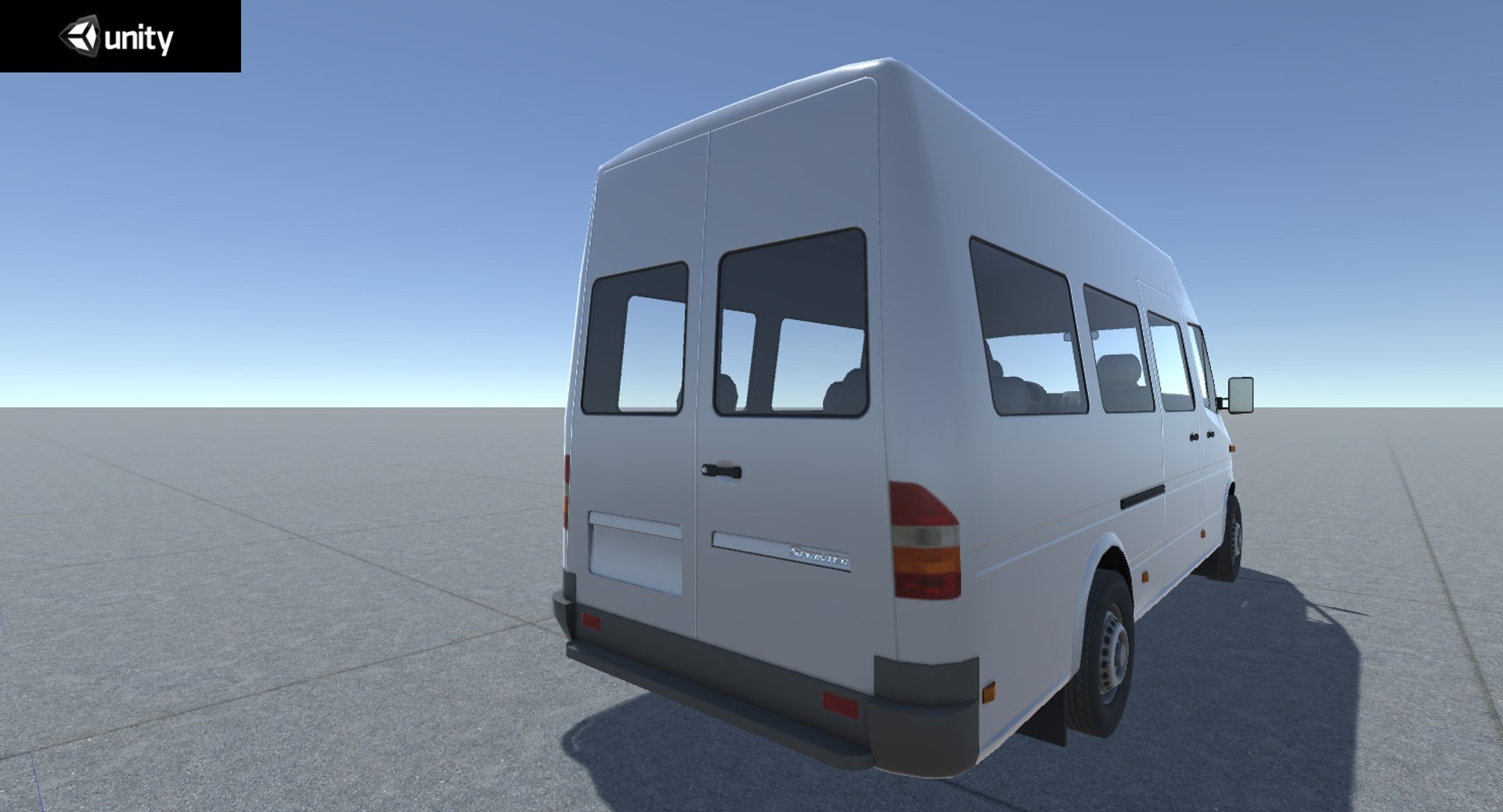 Mercedes Sprinter Passenger 3d Max