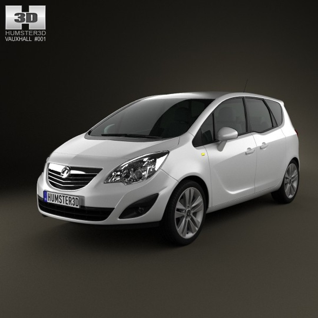 3d vauxhall meriva 2011