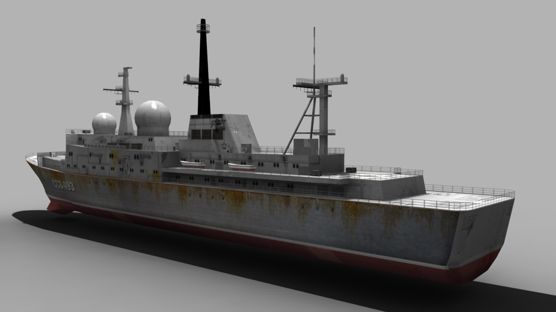3d Model Balzam Ship