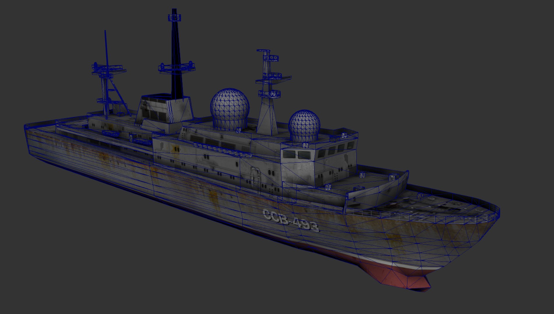 3d Model Balzam Ship