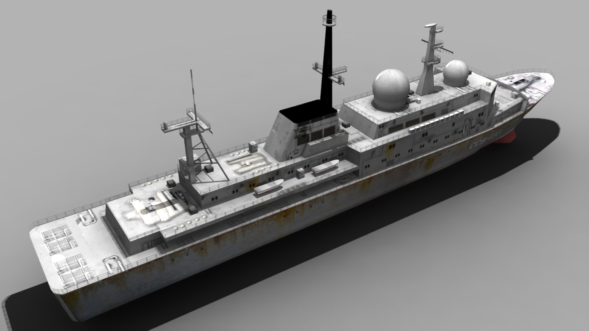 3d Model Balzam Ship