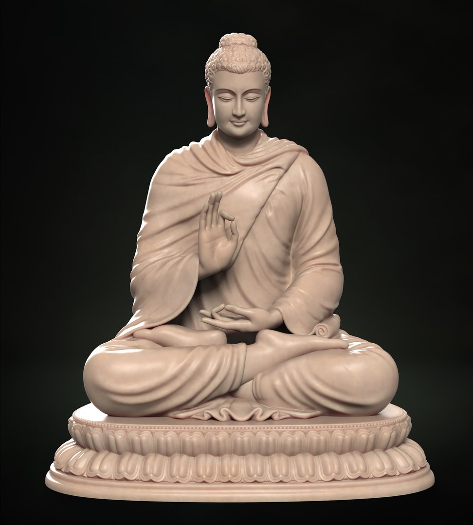 3D Buddha Abhaya Mudra - TurboSquid 1982900
