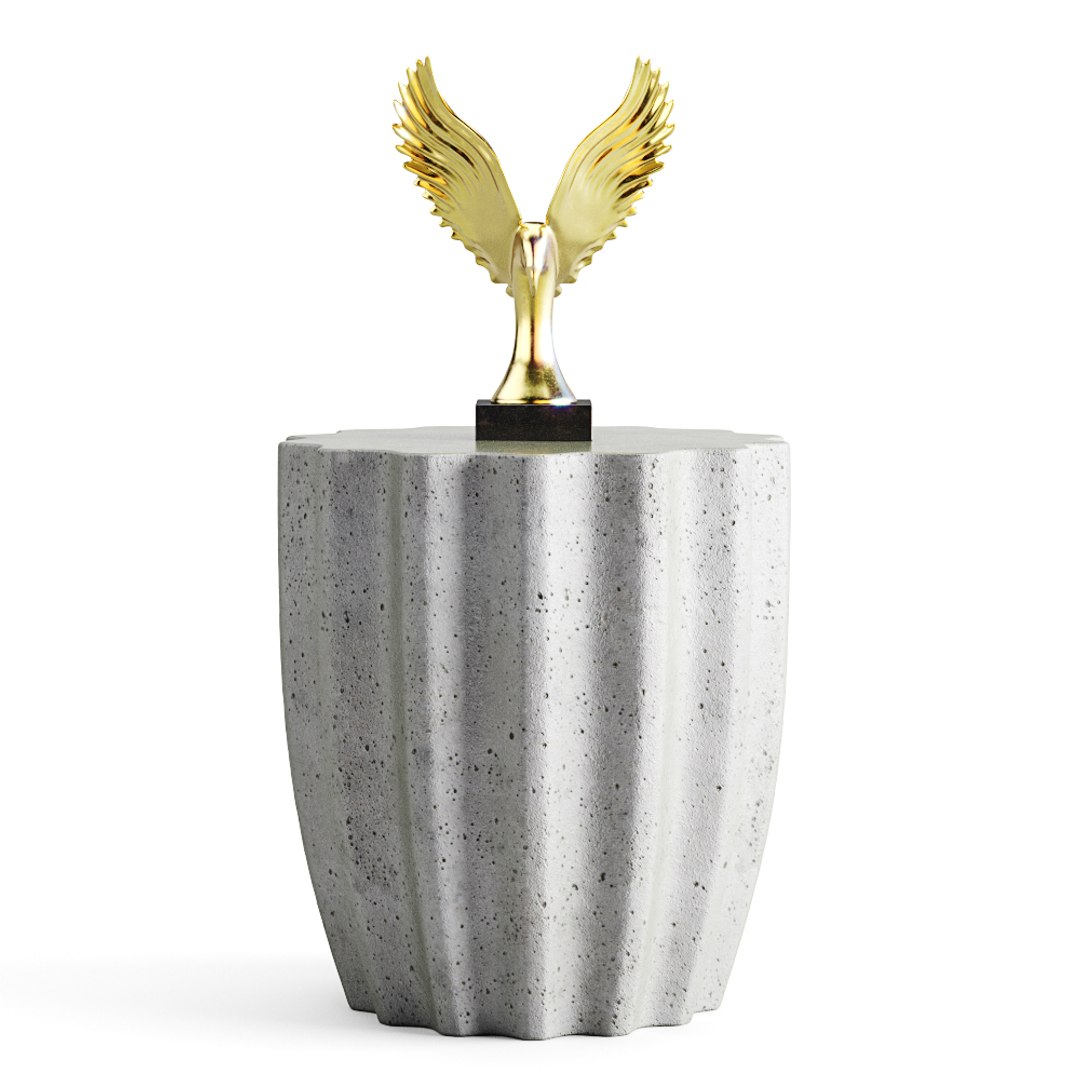 Coulver Table Decorative Golden Eagle 3D - TurboSquid 1536533