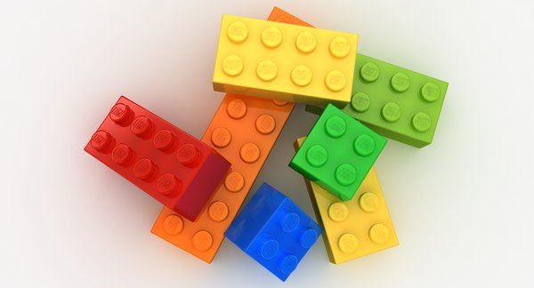 max realistic lego bricks pose
