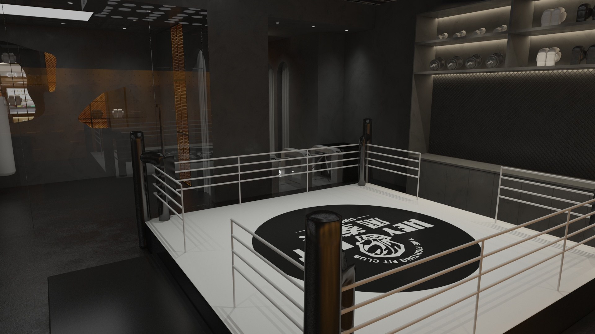 3D Boxing Arena 2 - TurboSquid 2096397