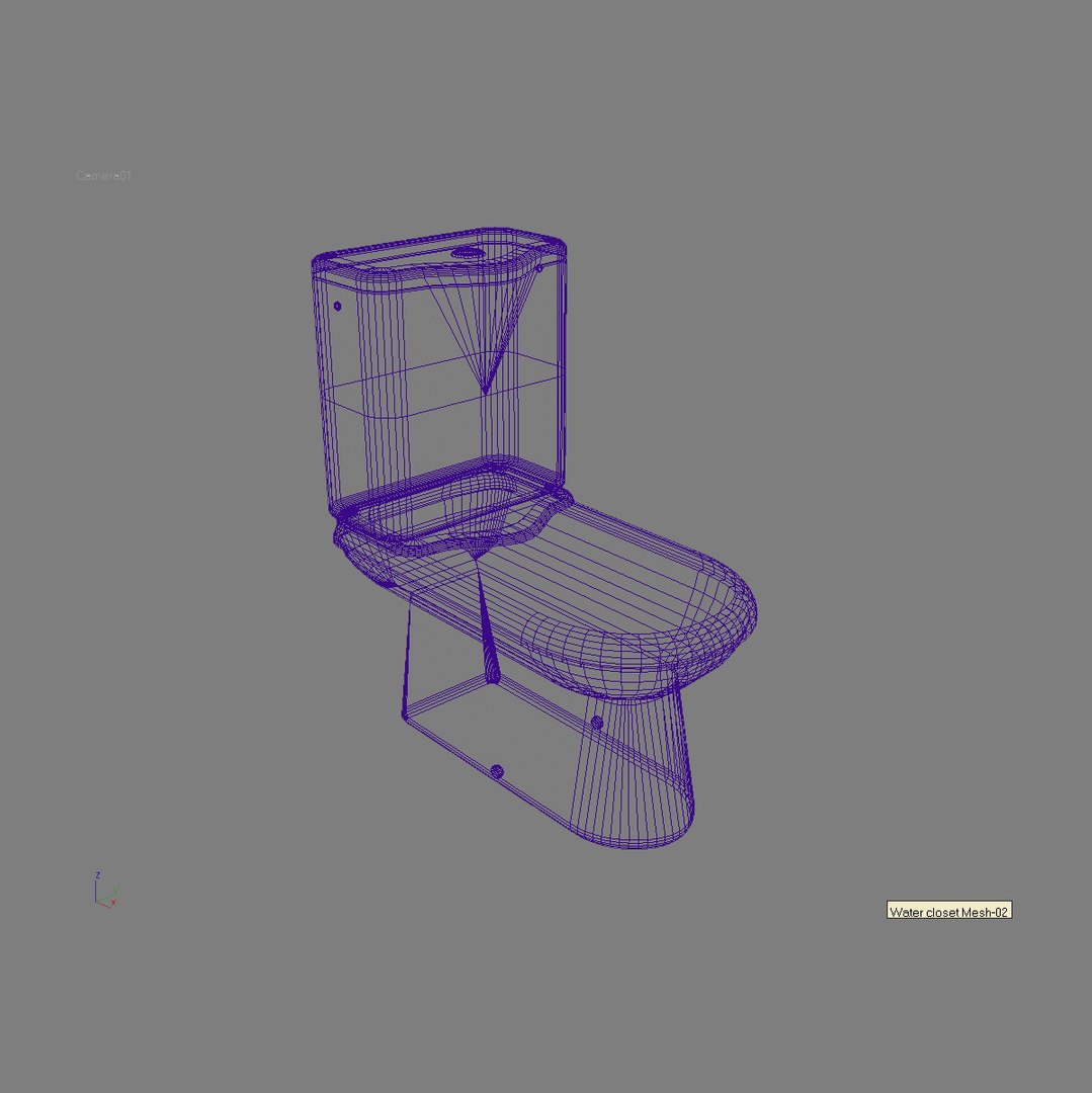 3ds Max Water Closet