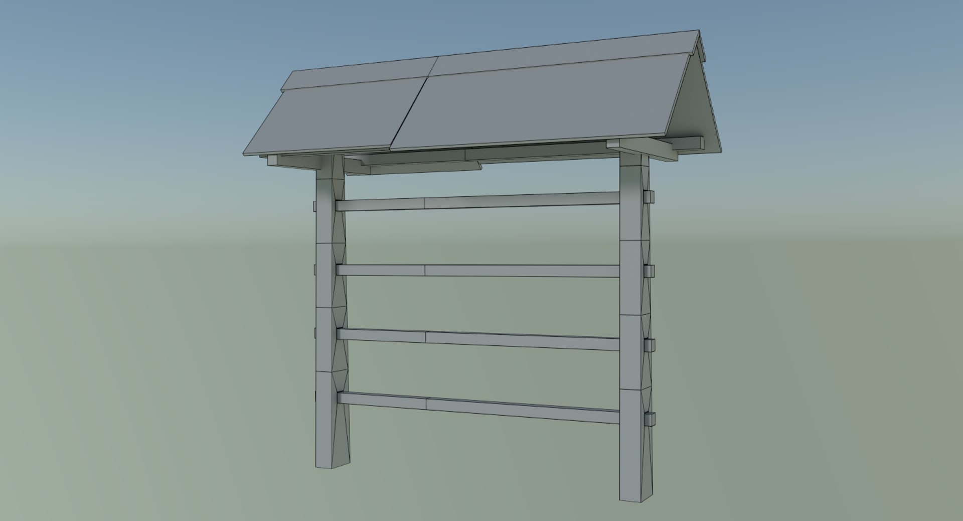 3d hay drying rack