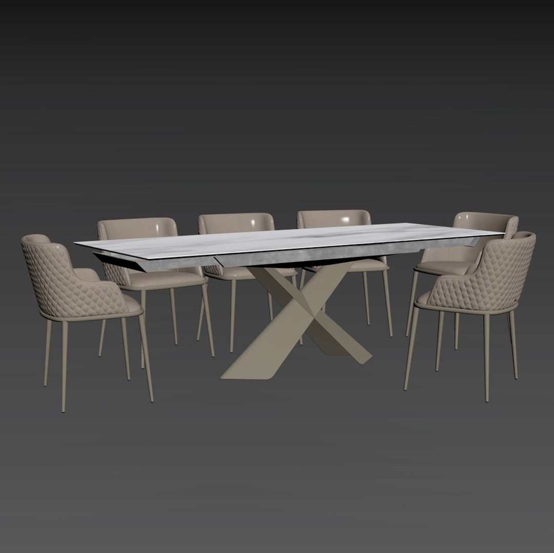 3D Tyron Table Magda Ml - TurboSquid 1633059