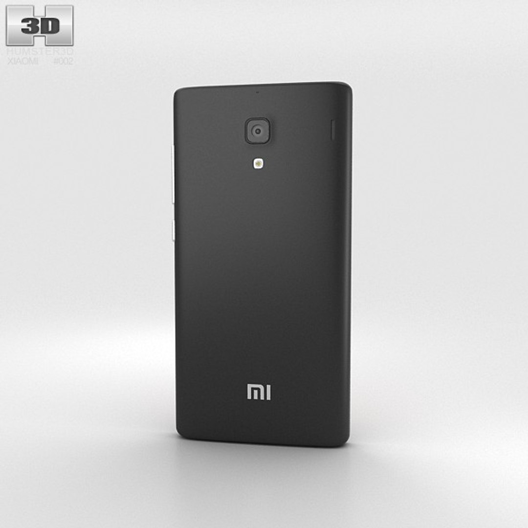 xiaomi hongmi black 3d model