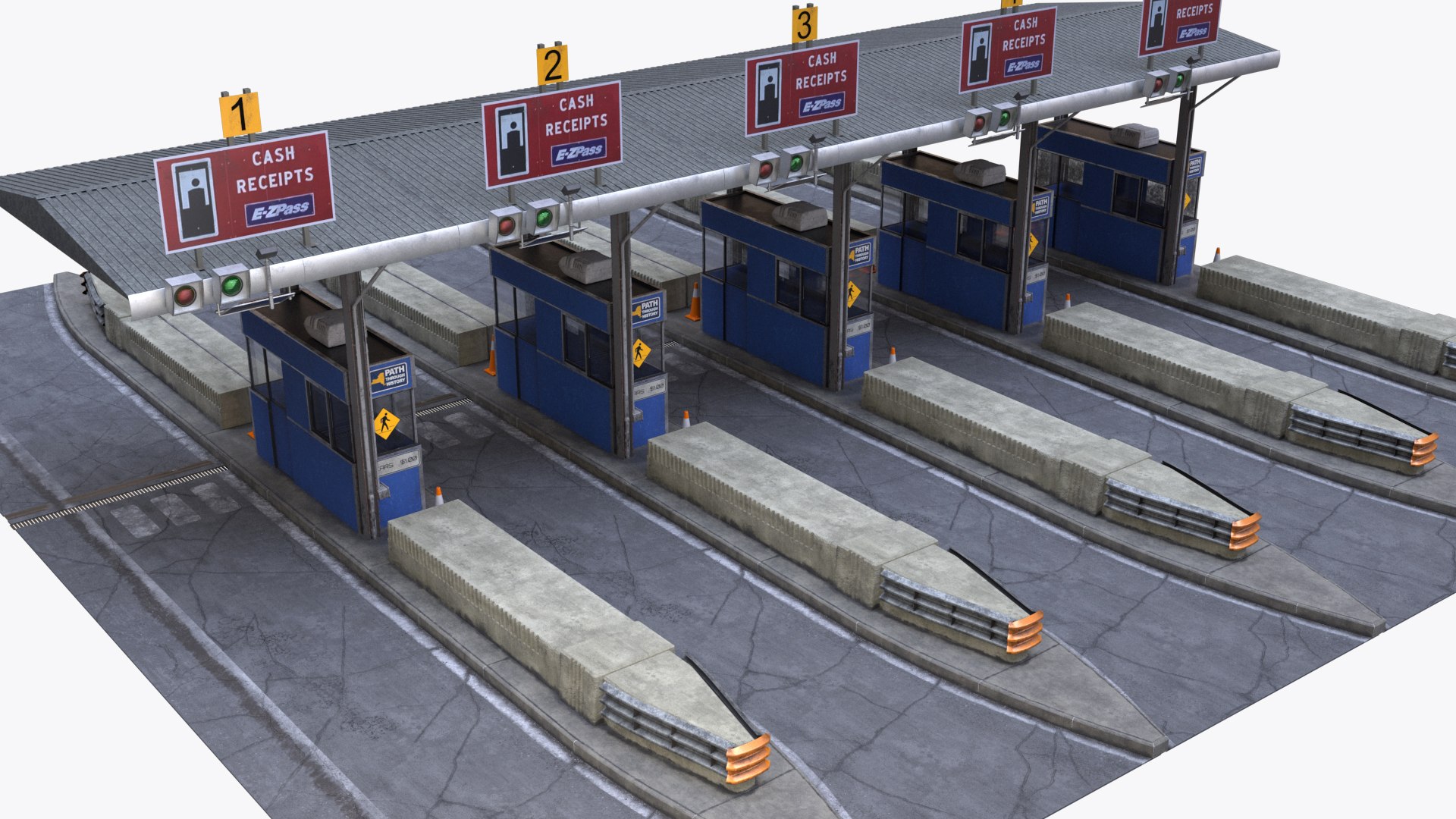Toll Booth 3D Model - TurboSquid 2124627