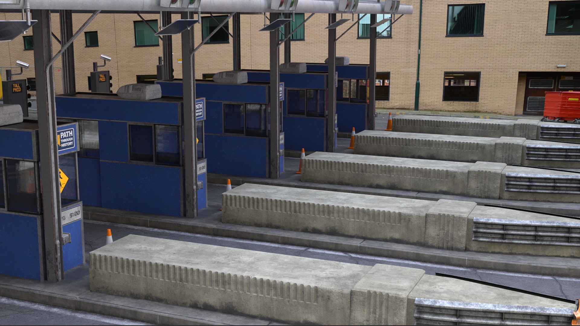 Toll Booth 3D Model - TurboSquid 2124627