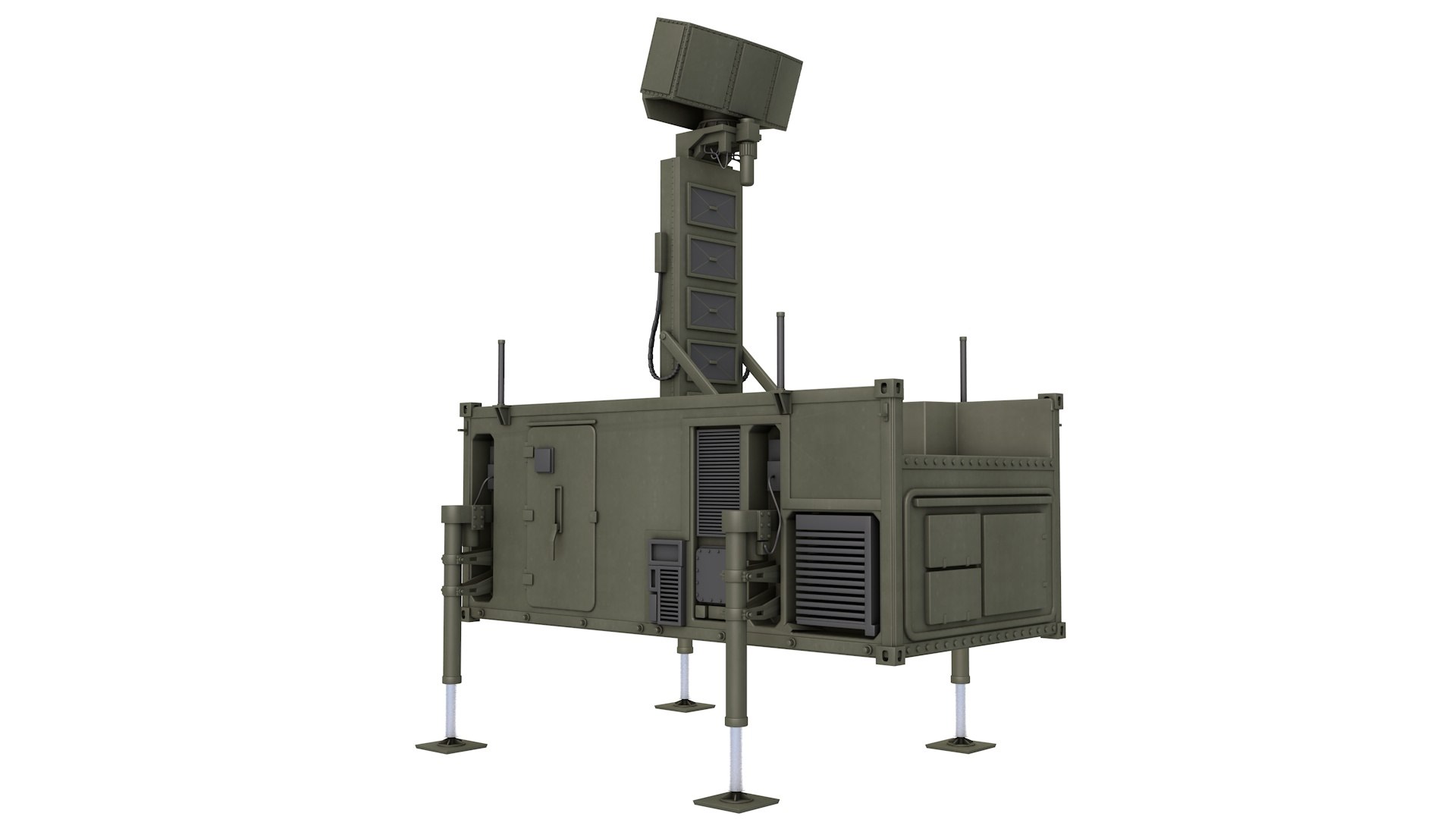 3D Model Leonardo Kronos Land Radar - TurboSquid 2427647
