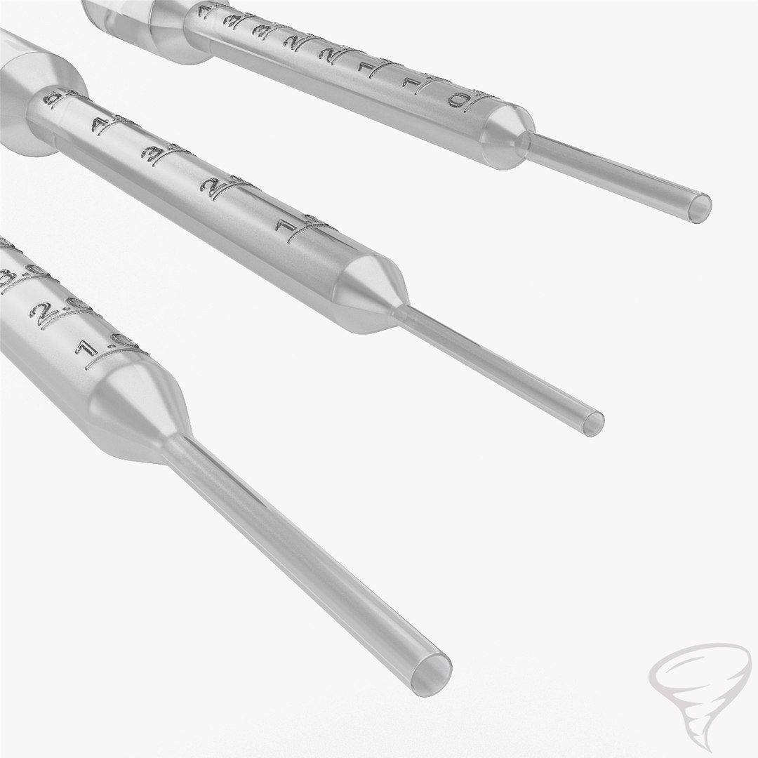 Dropper - 3 Sizes 3d Obj