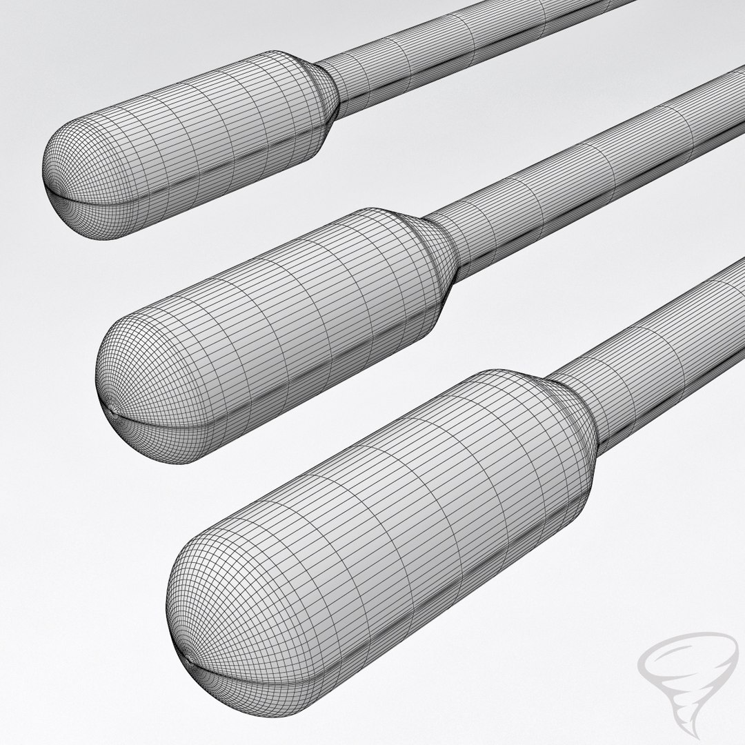 Dropper - 3 Sizes 3d Obj