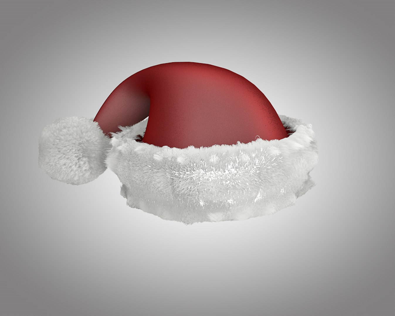 santa hat 3d model