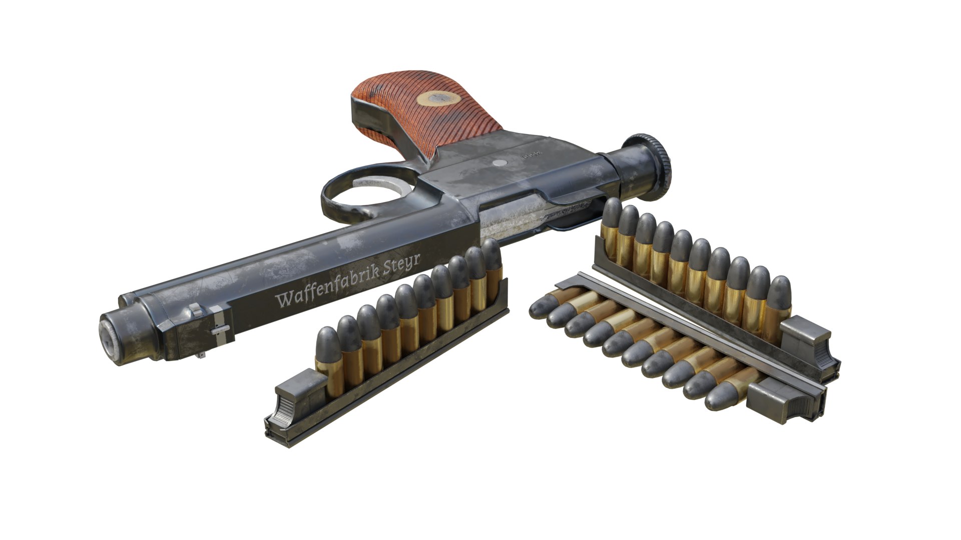 Ammo Magazine 1907 Roth 3D Model - TurboSquid 1692935