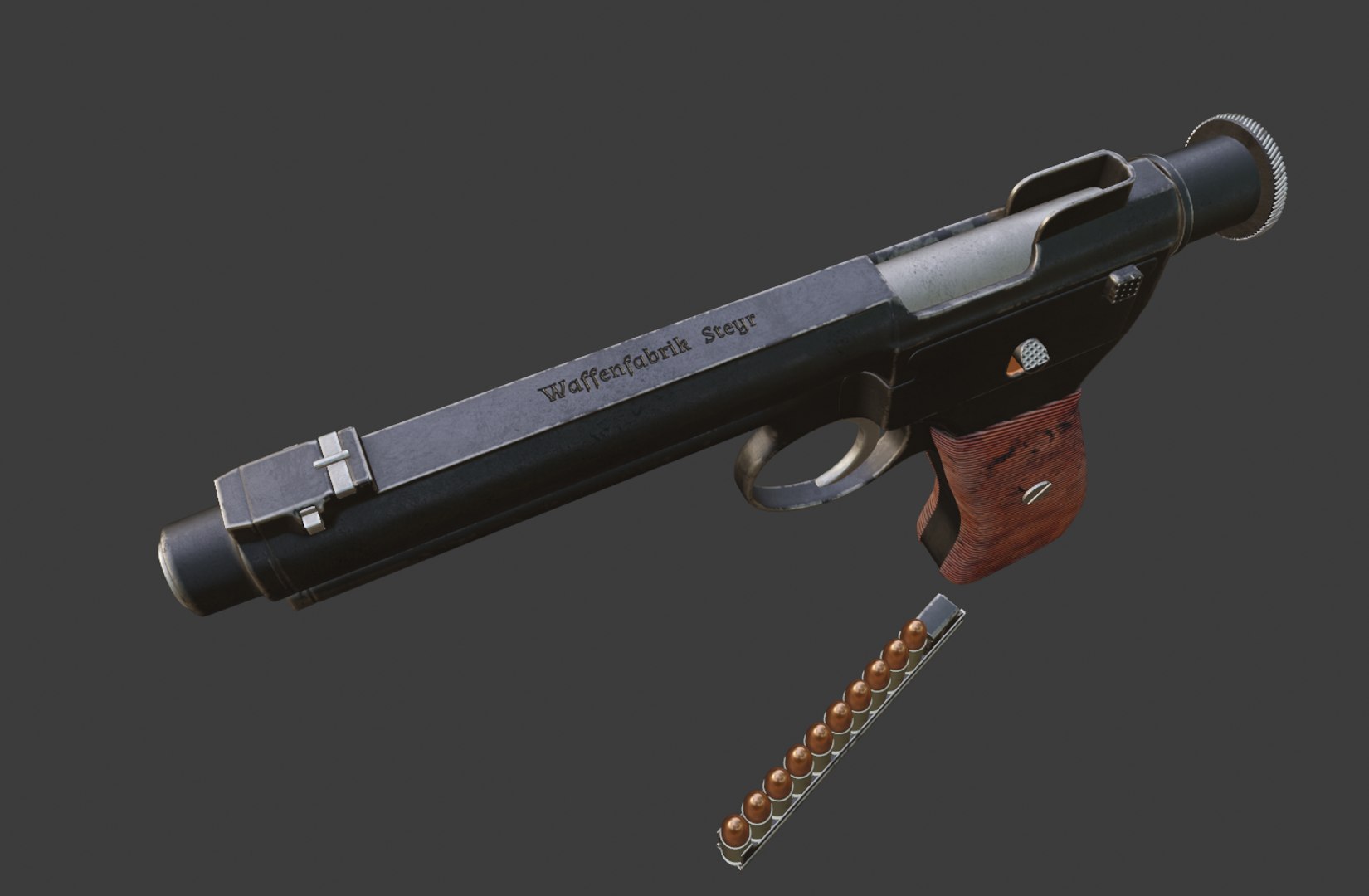 Ammo Magazine 1907 Roth 3D Model - TurboSquid 1692935