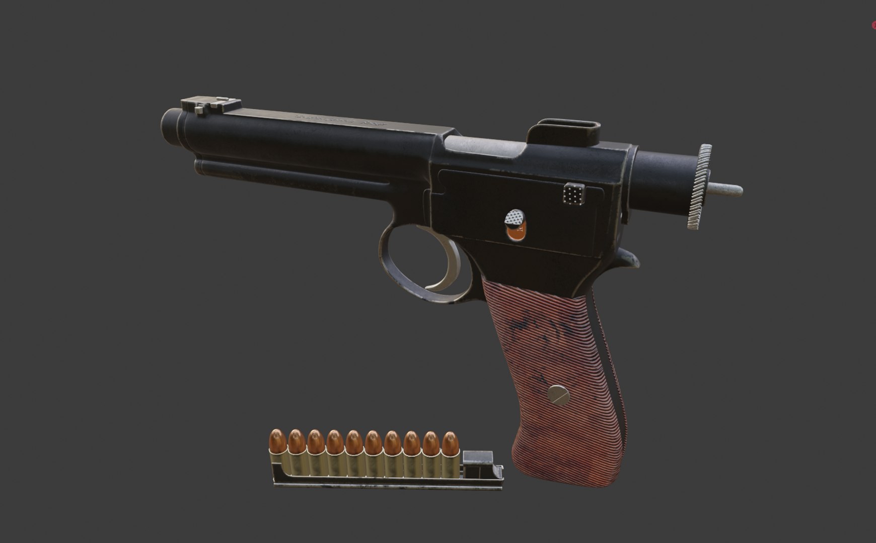 Ammo Magazine 1907 Roth 3D Model - TurboSquid 1692935