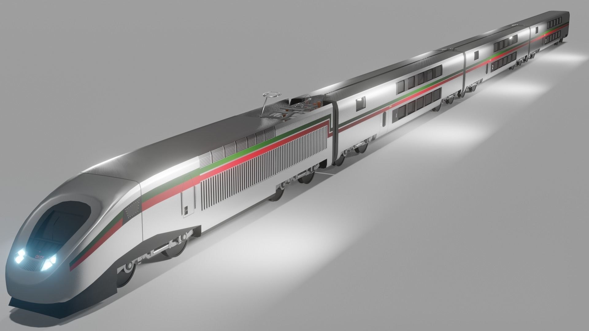 3D Model TGV TRAIN Alboraq ONCF 3D Model - TurboSquid 1835500