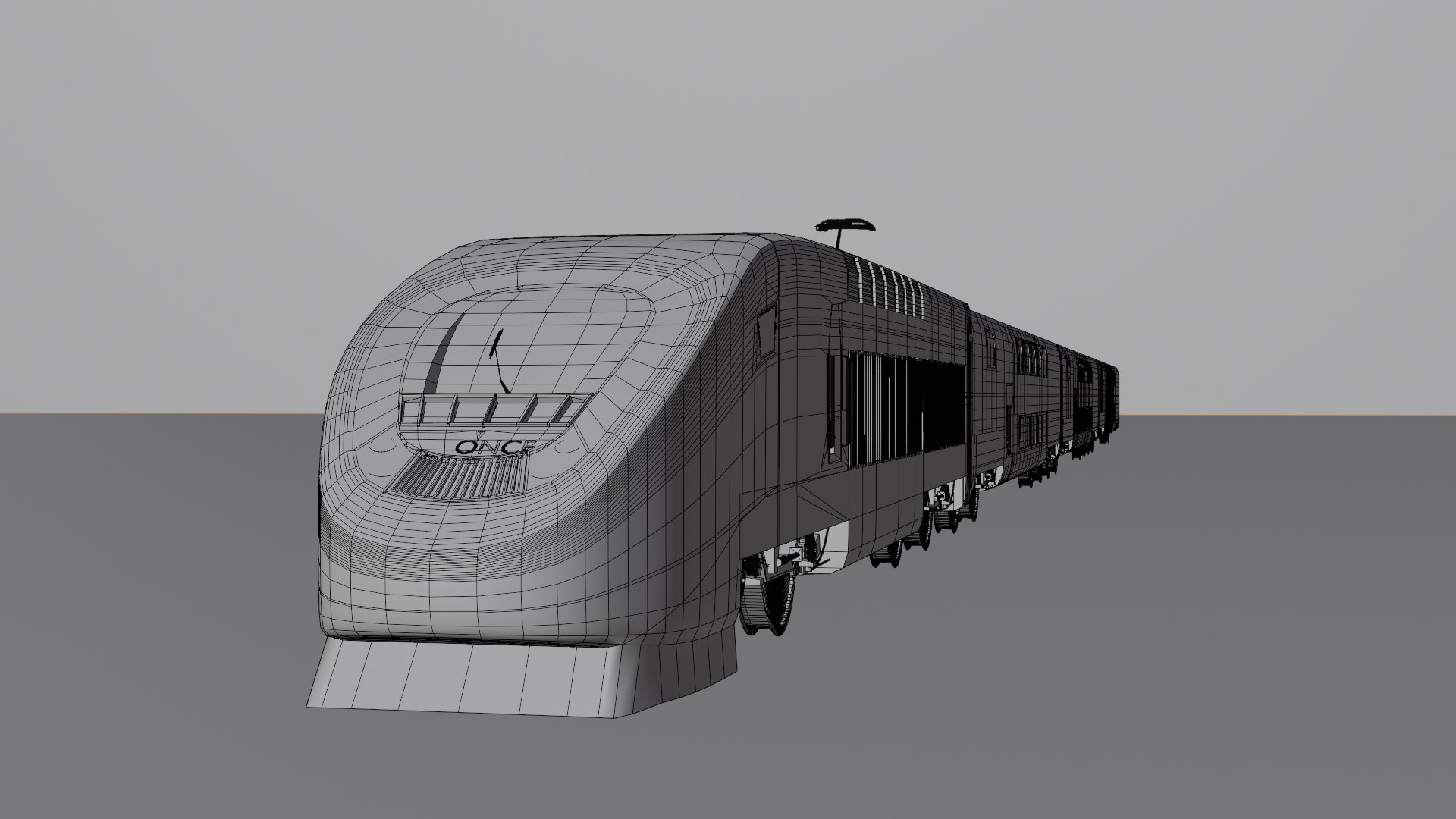 3D Model TGV TRAIN Alboraq ONCF 3D Model - TurboSquid 1835500