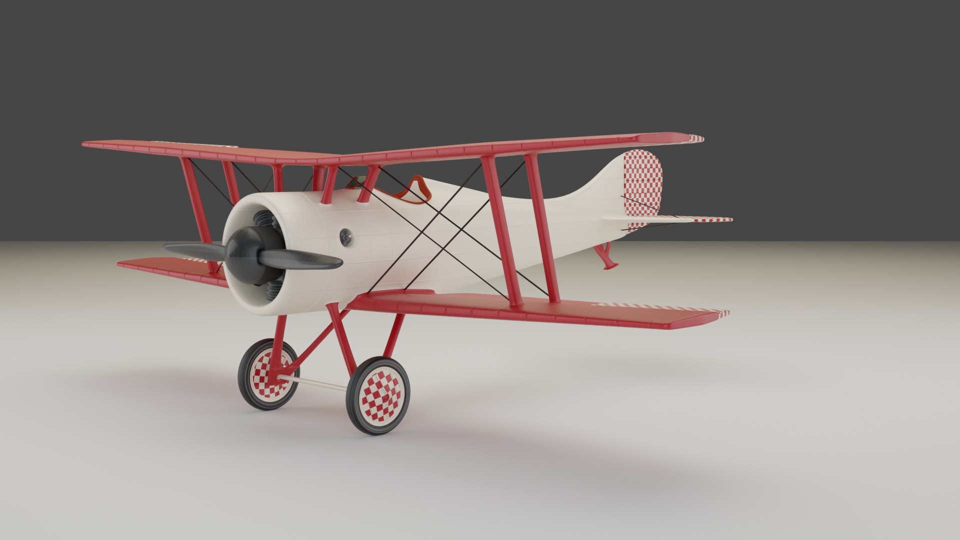Biplane 3D Model - TurboSquid 2337371