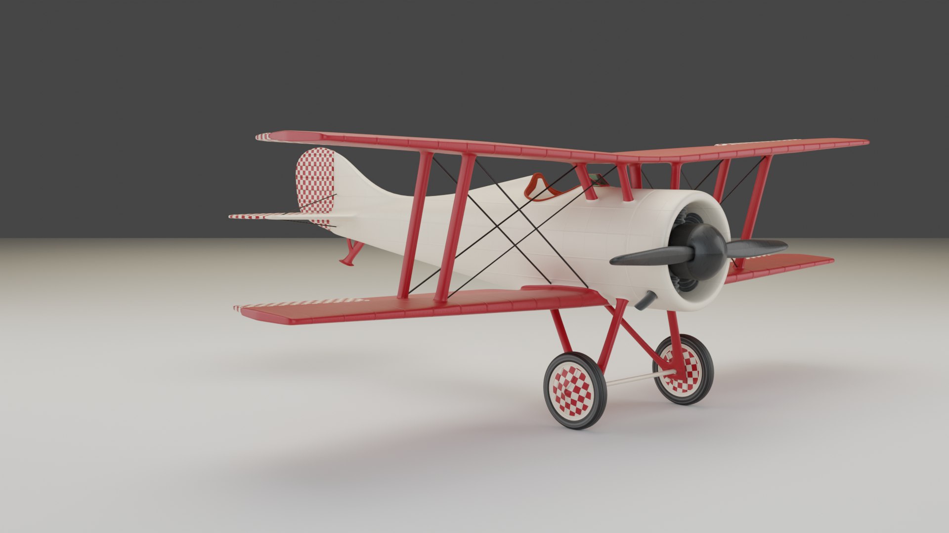 Biplane 3D Model - TurboSquid 2337371