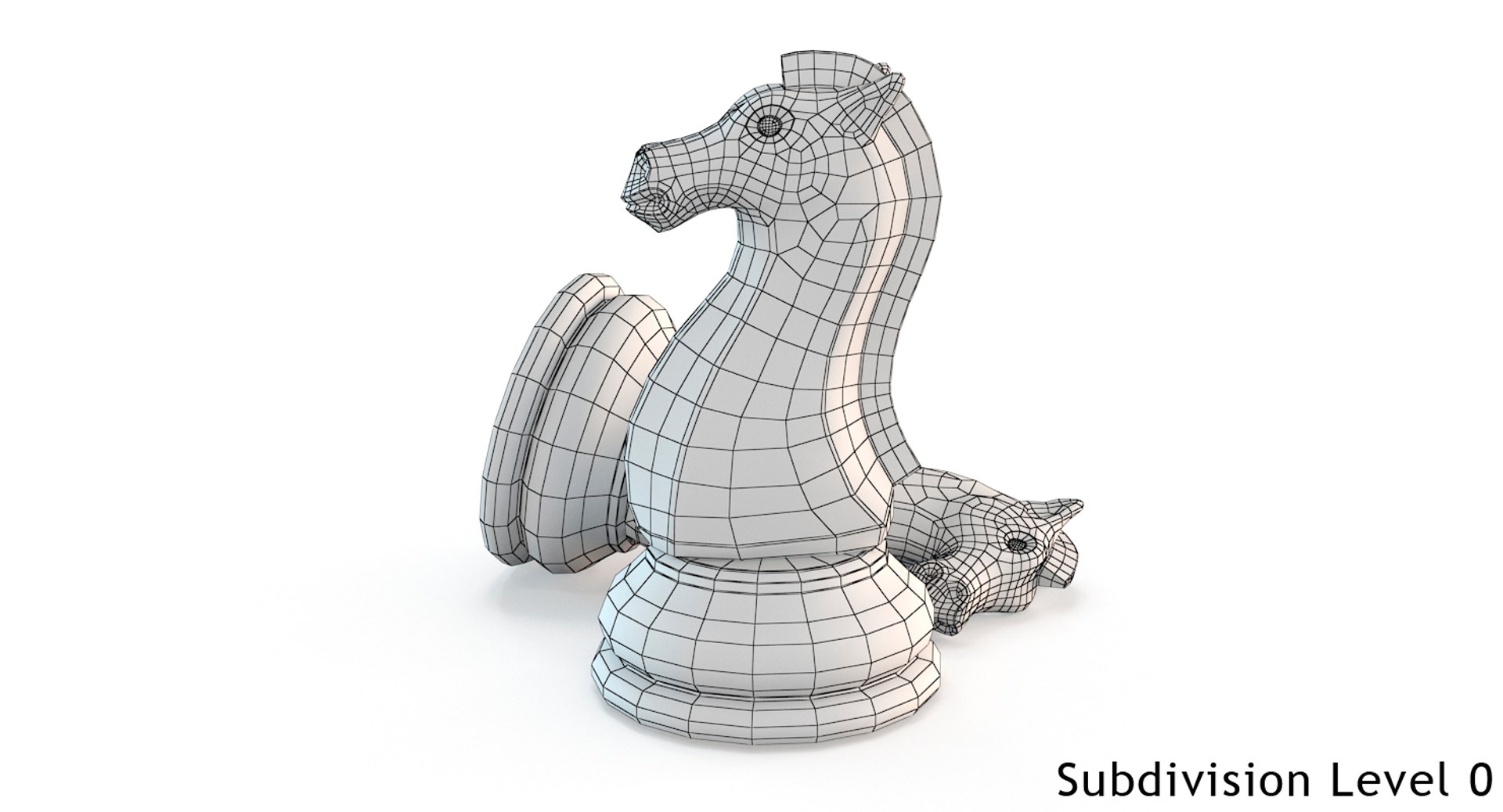 Chess knight model - TurboSquid 1247020