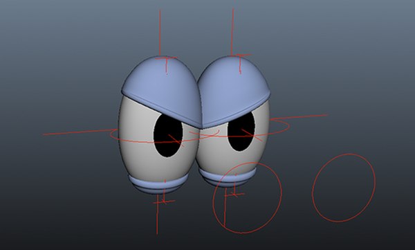 Cartoon eye rig 3D model - TurboSquid 1218681