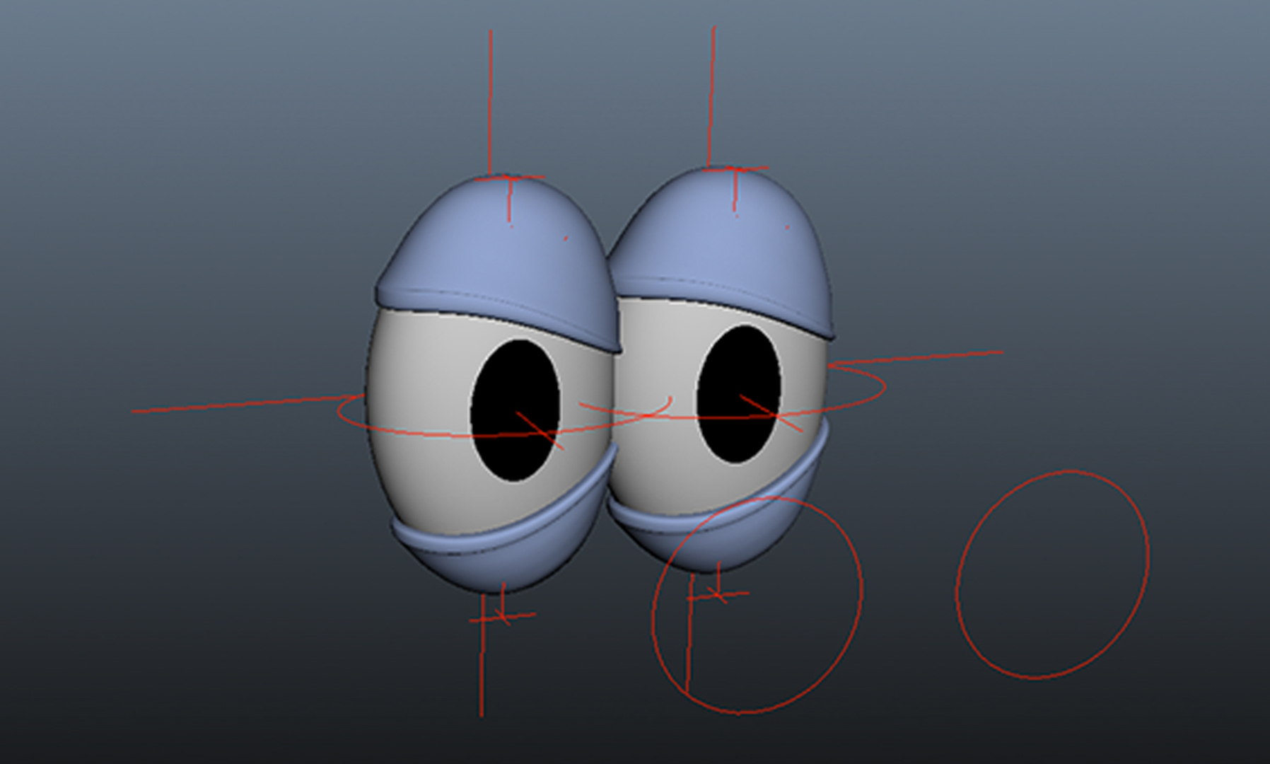 Cartoon eye rig 3D model - TurboSquid 1218681