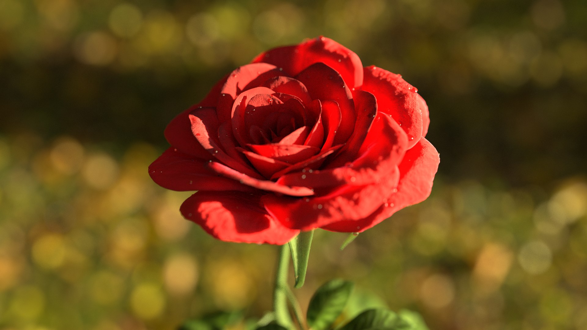 Realistic Rose 3D Model - TurboSquid 1295533