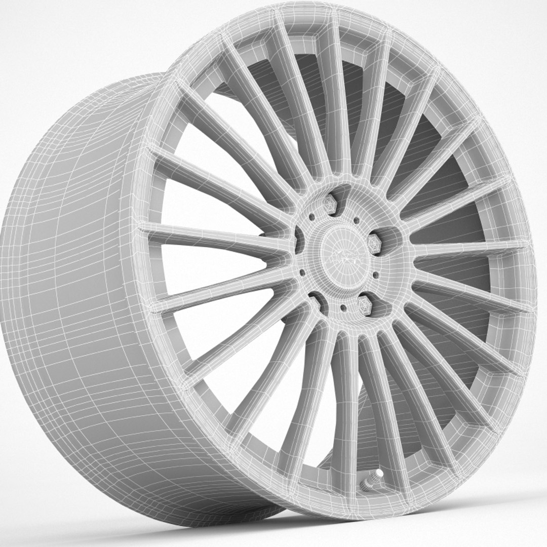 3d Model Aez Wheel Rims