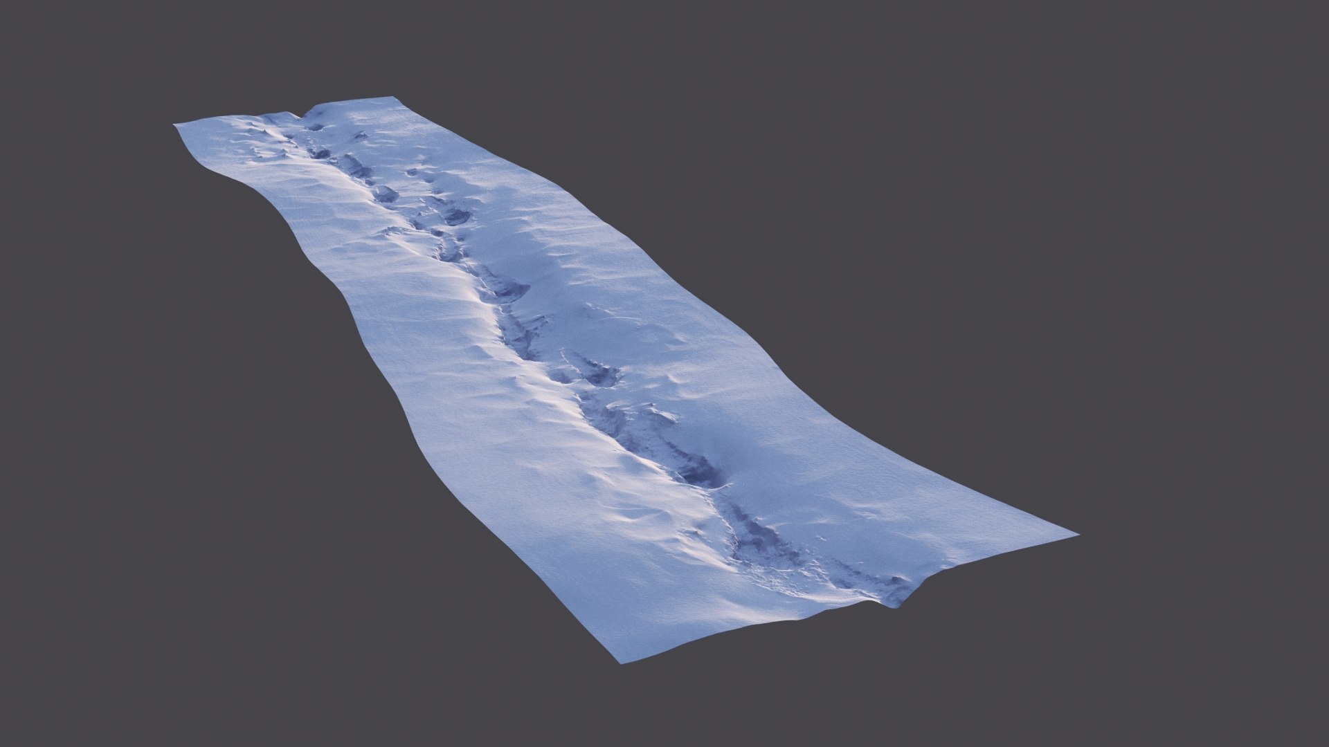 Snow Road 12 3D Model - TurboSquid 1813035