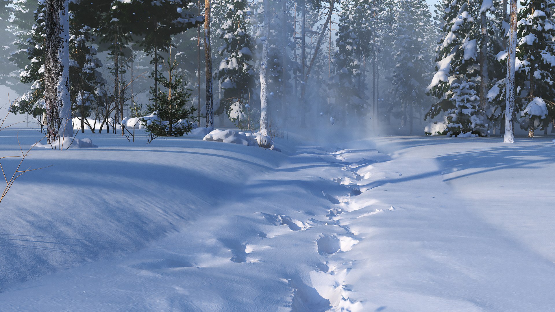 Snow Road 12 3D Model - TurboSquid 1813035