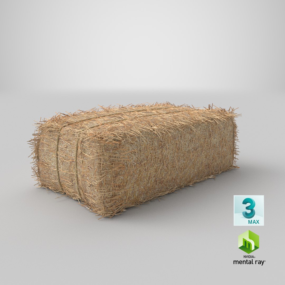 Hay Bales 01 Solid And Debris Model - TurboSquid 2032609