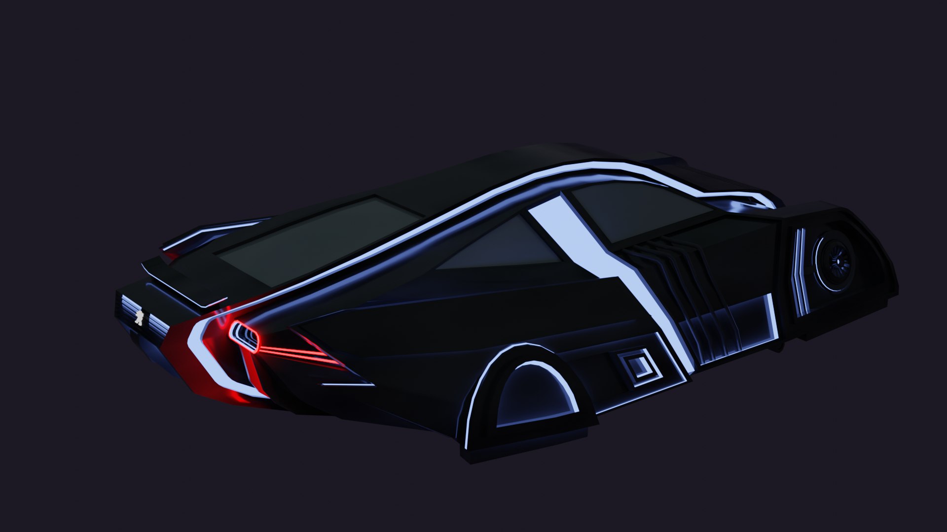 Car Style Bladerunner 3D Model - TurboSquid 2213570