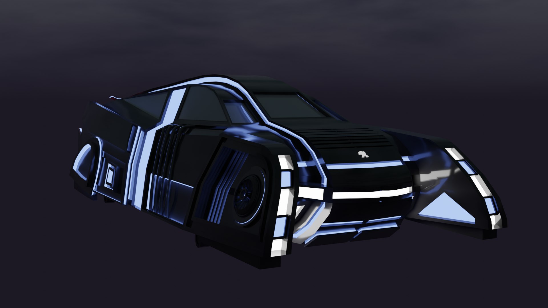 Car Style Bladerunner 3D Model - TurboSquid 2213570