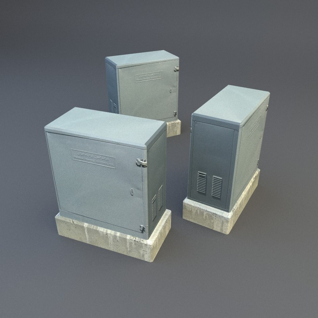 Traffic Box 3d Model