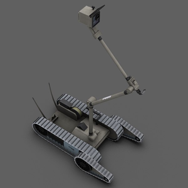 modelo 3d iRobot PackBot 510 con kit EOD - TurboSquid 530600