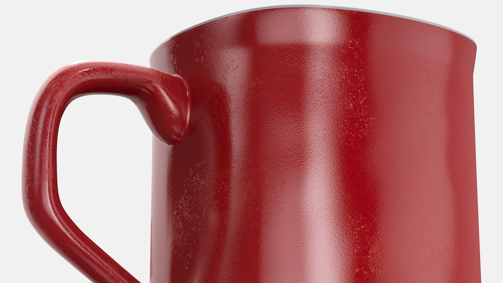 3D Coffee Mug Red Model - TurboSquid 2092813