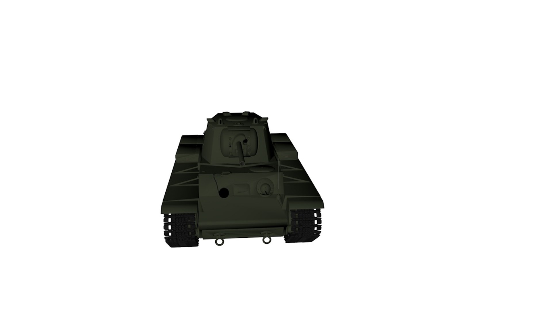 Tank Kv-1 3d Model