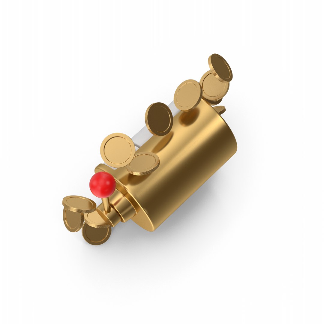 3D Gold Slot Machine - TurboSquid 2284072