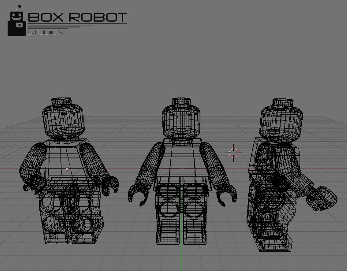 3d Lego Minifig Model