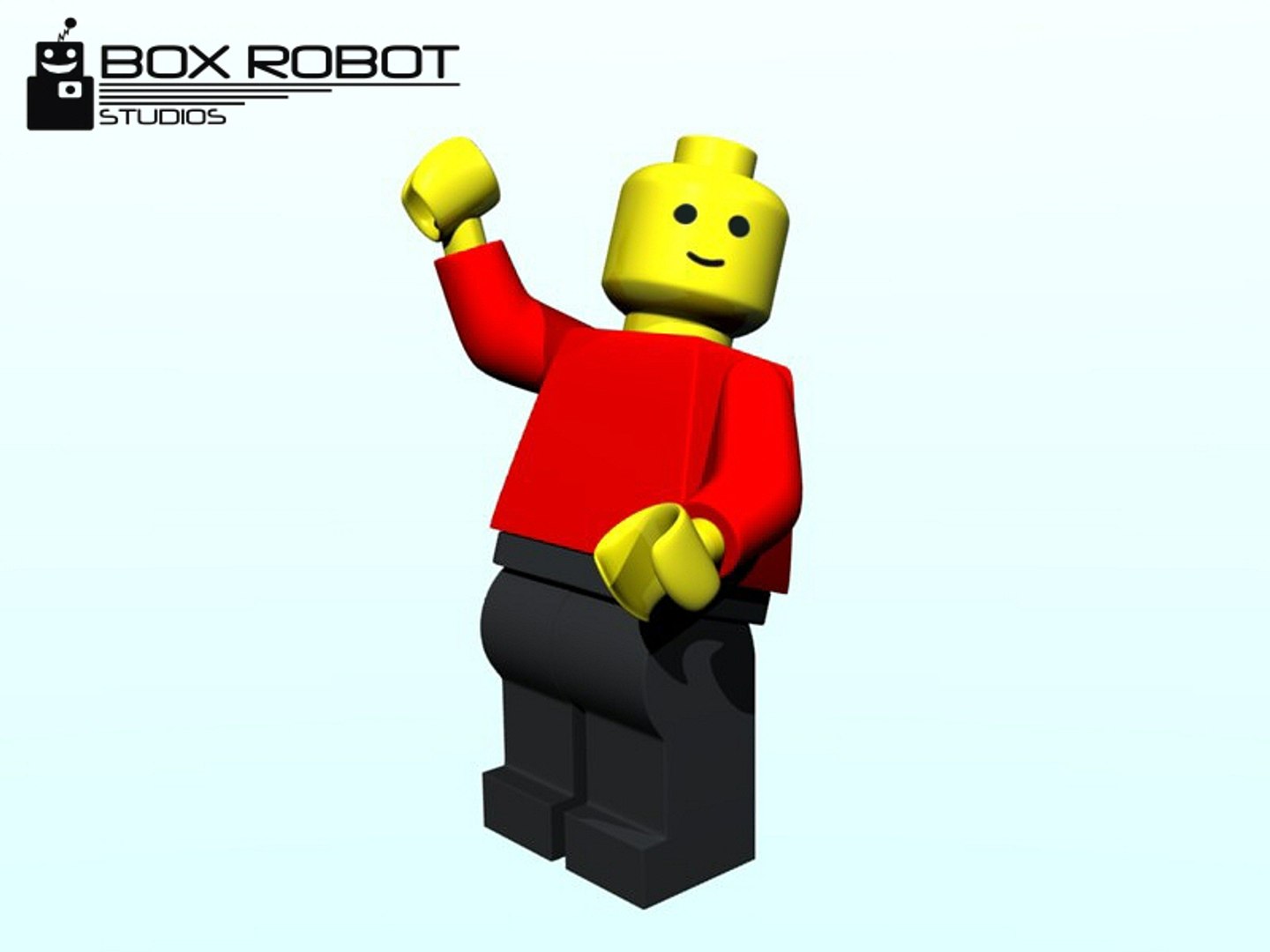 3d Lego Minifig Model